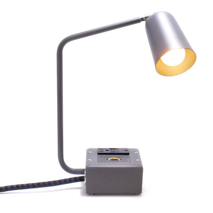 JAX FADE Smart USBC/DUAL USBC 36W PD Surge Protected Task Lamp Fog ...