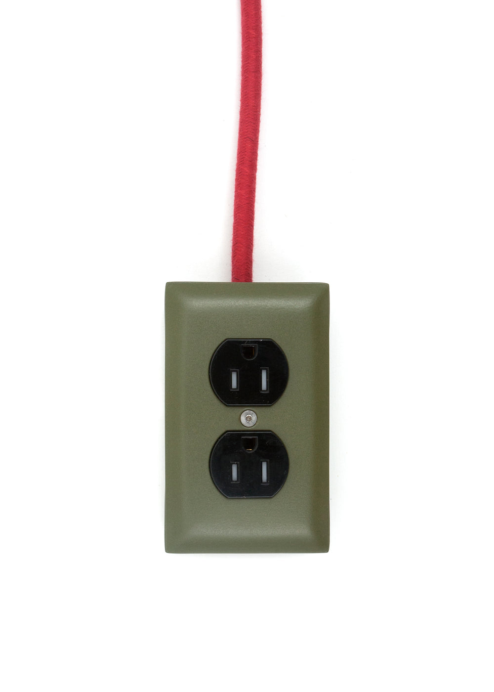 Extō 4077th Green - A Modern Dual-Tamper-Resistant Outlet, 15-AMP Exte ...